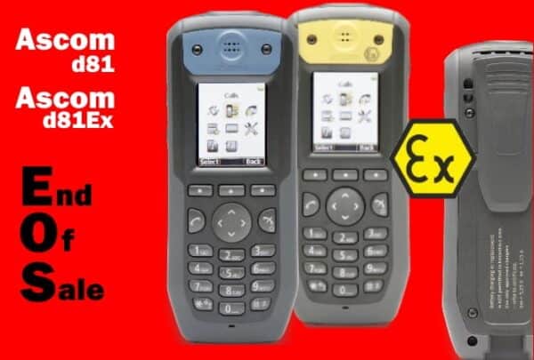 Ascom d81/d81Ex End Of Sale - Talk Telecom